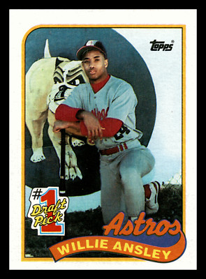 1989 Topps Willie Ansley 1st Round Draft Pick RC Rookie #607 Centered ...