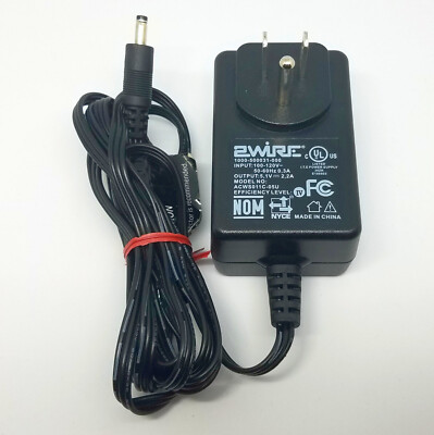 2WIRE ACWS011C-05U AC Power Supply Adapter Output 5.1V DC 2.2A Genuine ...