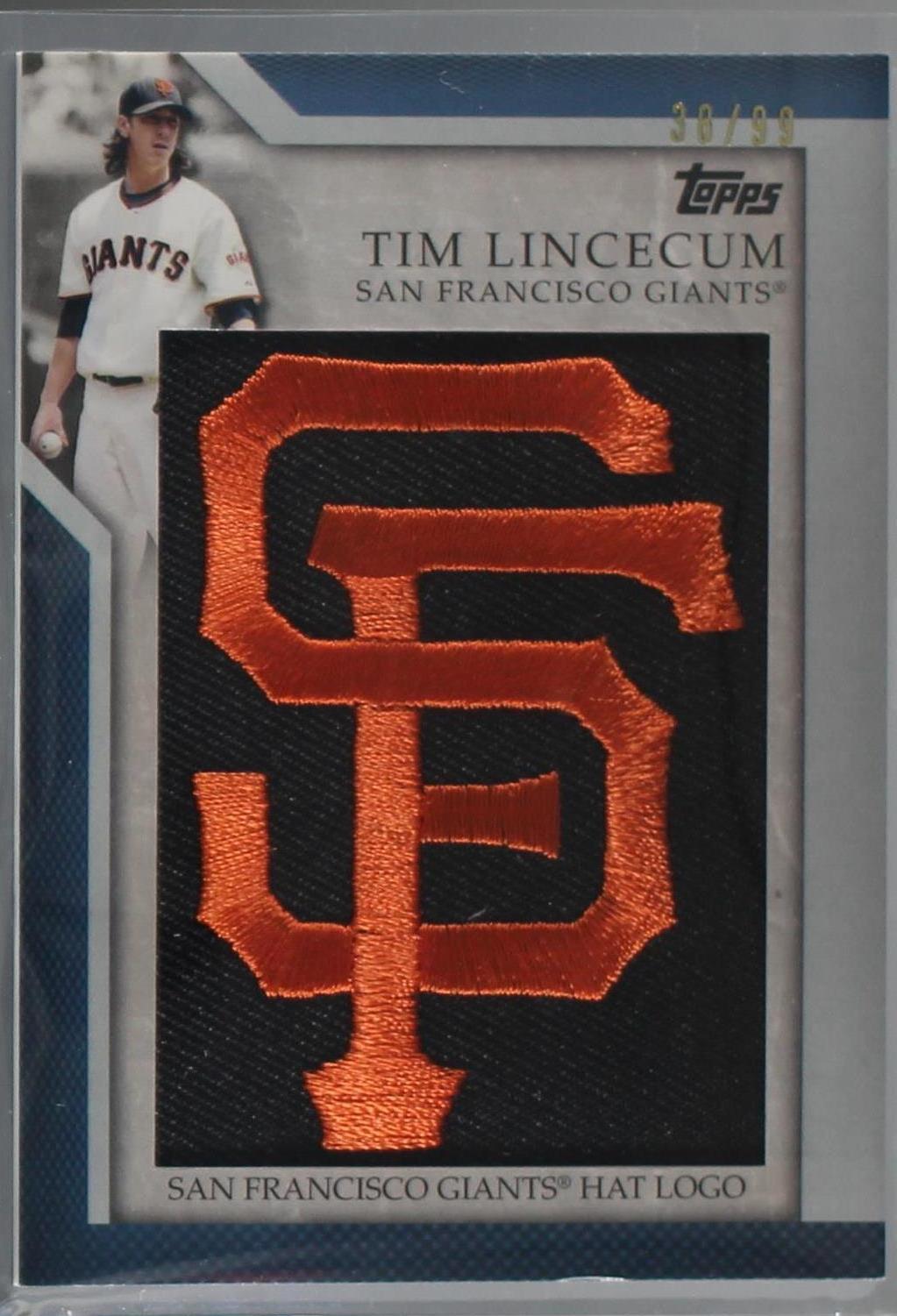 2010 Topps - Jumbo Packs Manufactured Hat Logo Relic Tim Lincecum #MHR ...