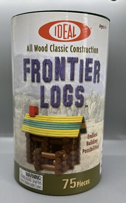 Ideal Frontier Logs Original Classic Construction Timeless Toys Wood | eBay