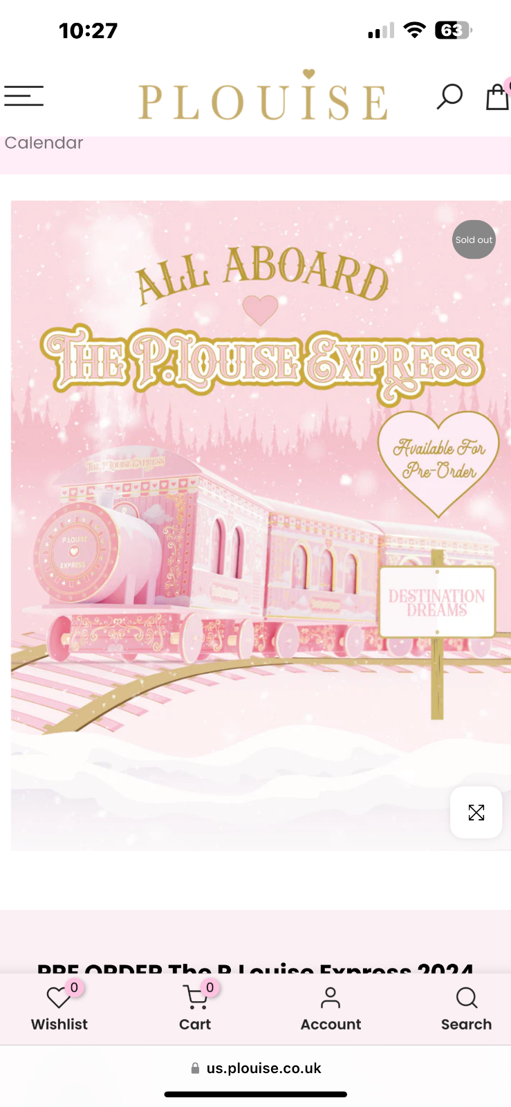 The P Louise Express 2024 Advent Calendar Train - NIB FULL Approx $630 ...