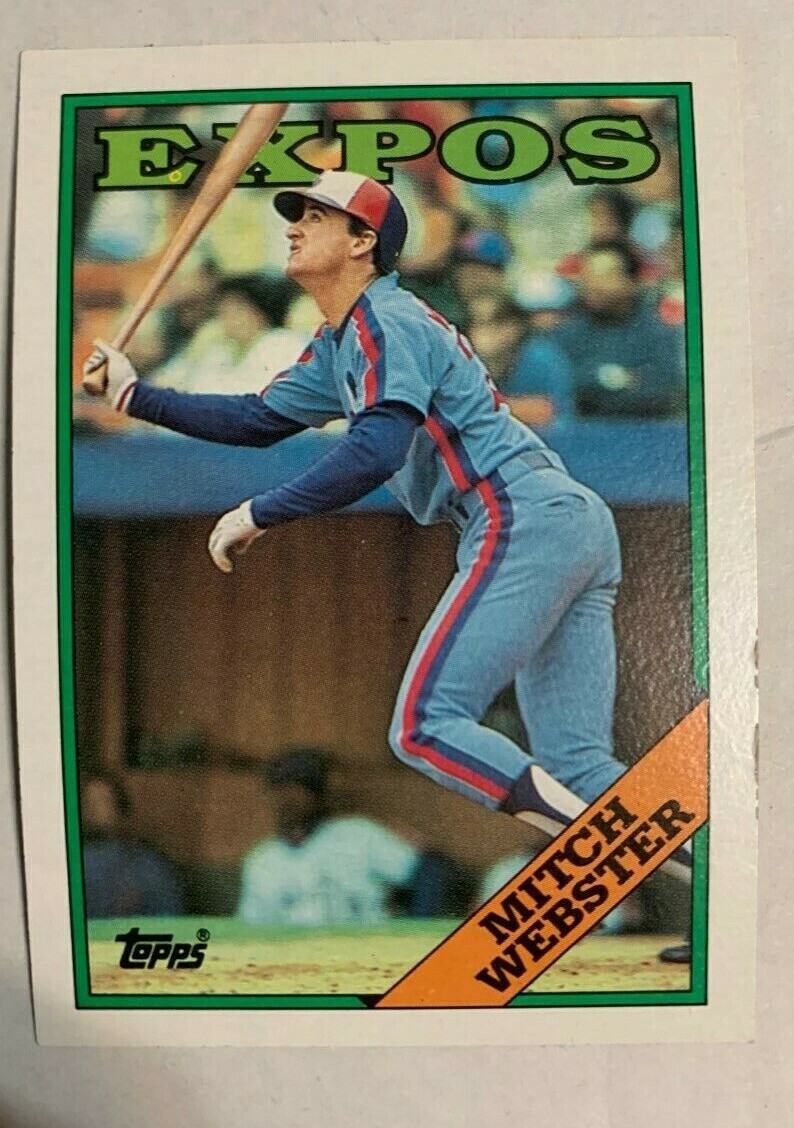 1988 Topps - #138 Mitch Webster for sale online | eBay
