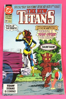 The New Titans #87 Pantha Wildebeest Teen DC Comic Comics F/F+ | eBay