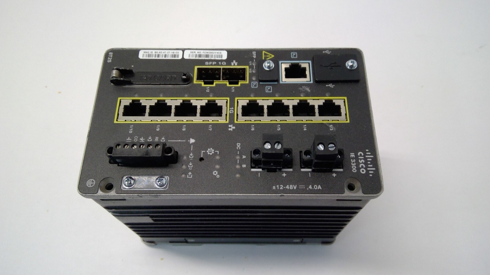 Cisco IE-3300-8T2S-E Cisco Catalyst IE3300 Rugged Series Switch*Read ...