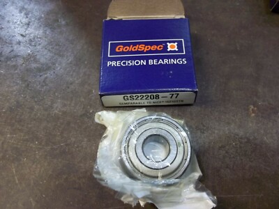 NIB GOLDSPEC GS22208-77 BALL BEARING (BIN140) | eBay