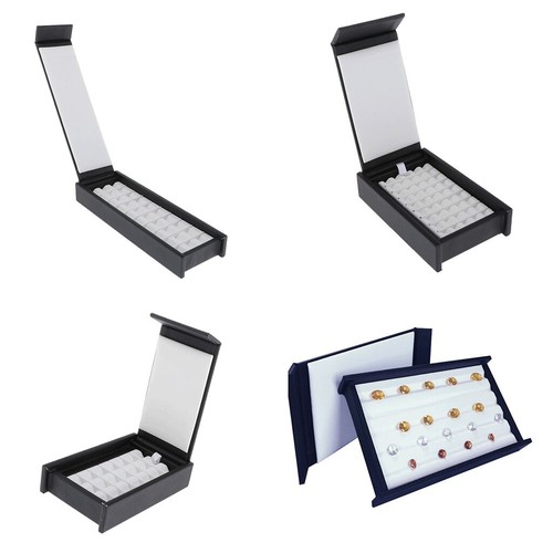 Box w/ Cover Gemstone Box Gem Storage Case Organizer | eBay