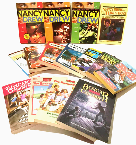 15 Mix of Boxcar children Nancy Drew Hardy Boys paperback pb books ...