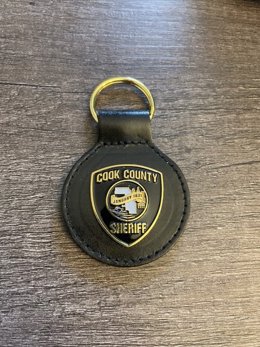 COOK COUNTY SHERIFF SHOULDER PATCH KEY FOB KEY CHAIN LARGE | eBay