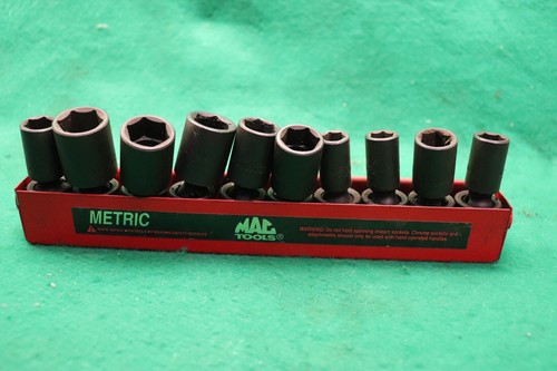 Mac Tools 10 Piece Swivel Socket Set 3/8" Drive Metric | eBay
