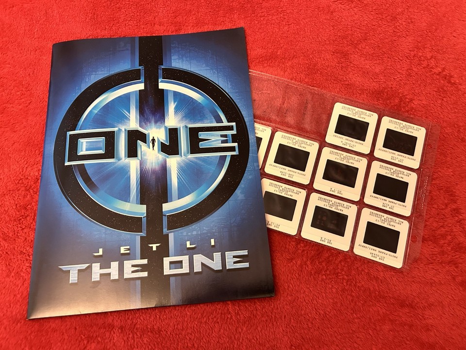 THE ONE original press kit with 10 35mm color slides JET LI Jason ...