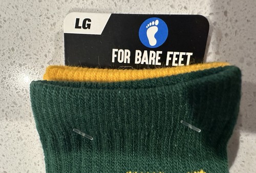 New NCAA 6 Pairs North Dakota State U Bison (NDSU) Crew Socks Sz L Men ...