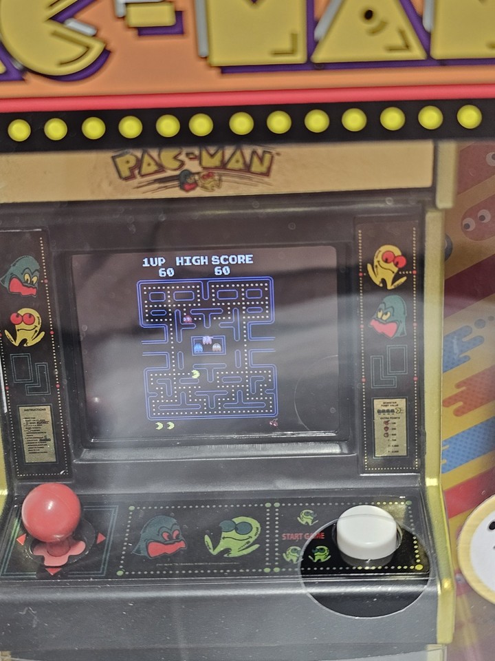 Pac-Man 40th Anniversary Mini Arcade Classics Machine #19 Gold. | eBay