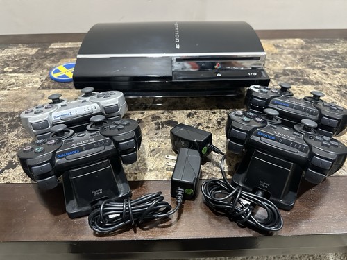 Sony PlayStation 3 PS3 FAT CBEH1000 Backwards Compatible 60GB Console ...