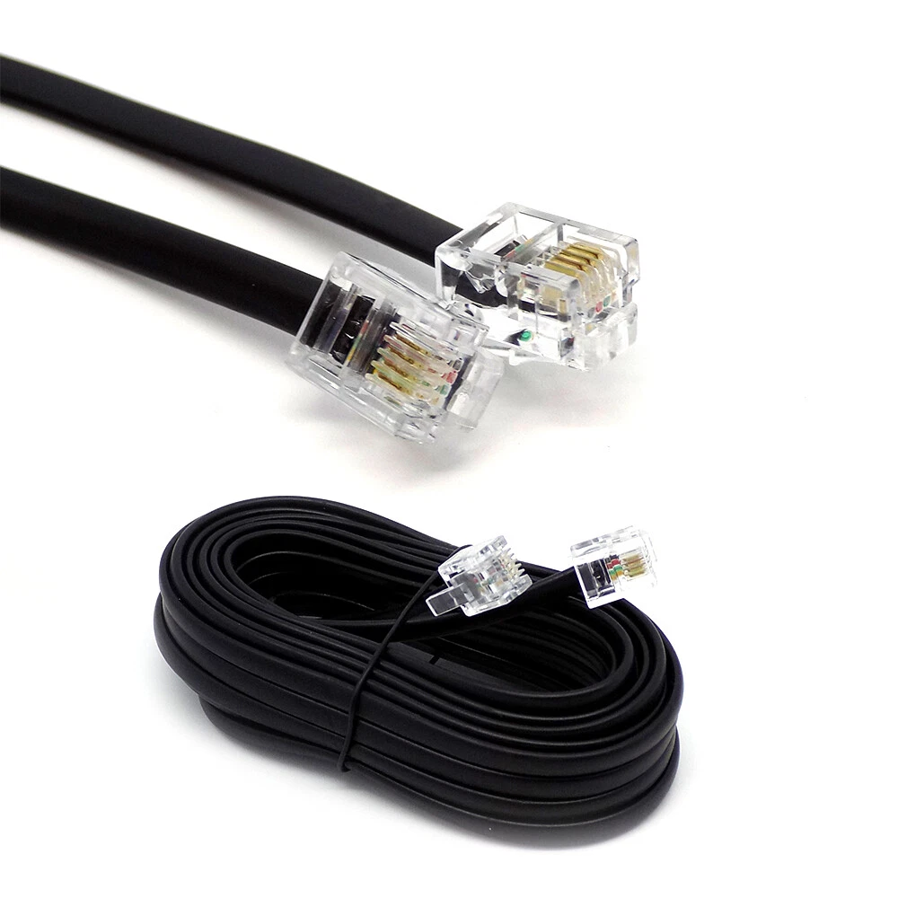 1M Cat6 Copper Modem Router Cable RJ11 Hi Speed Broadband, 44% OFF