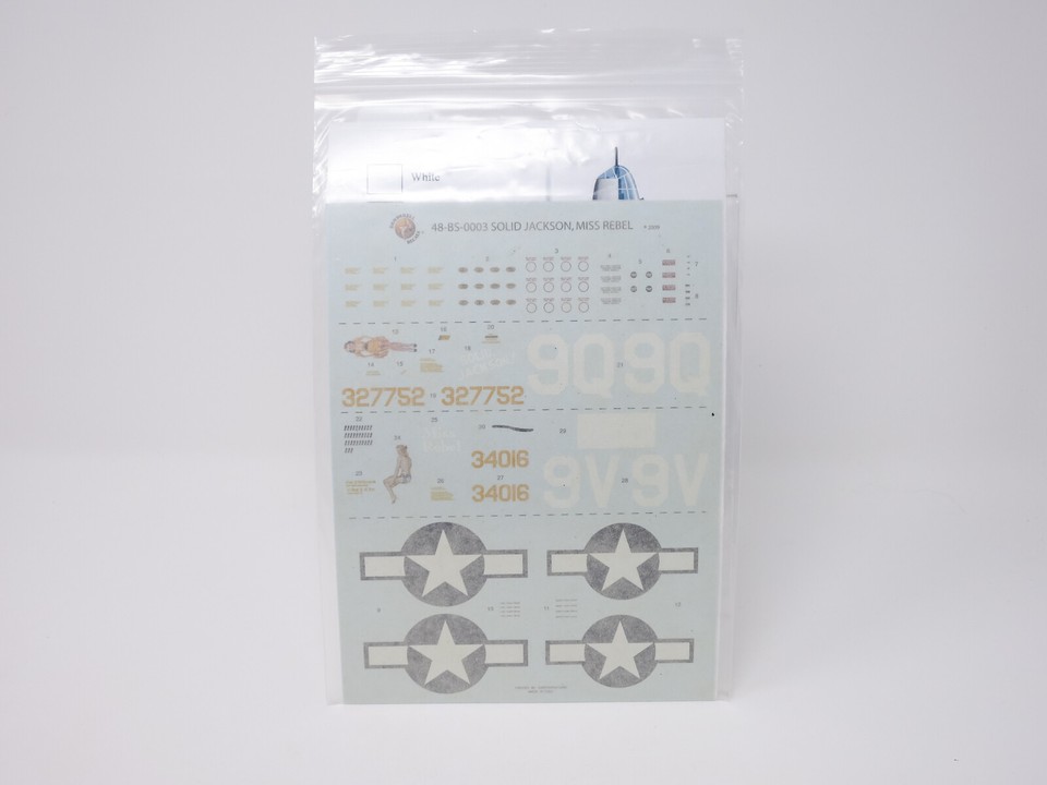 1/48 Bombshell Decals Corsica B-25J Mitchell Bombers Part 3 -Nose Art ...