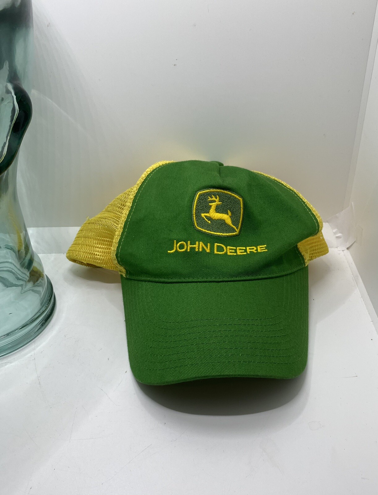 John Deere Logo Green Yellow Mesh Back, Baseball Cap … - Gem