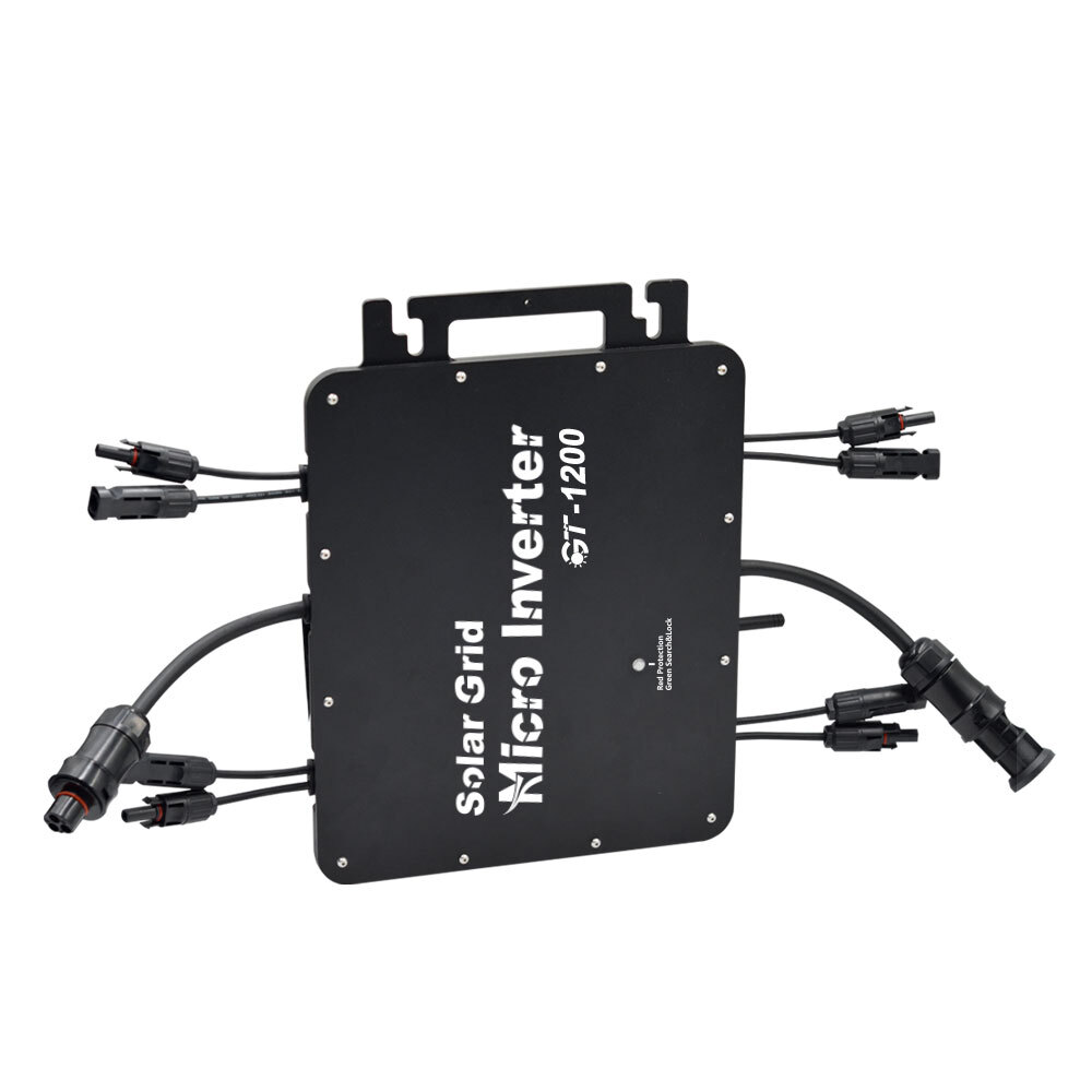 GT-1200 1200W Solar Grid Micro Inverter Microinverter with Die-casting ...