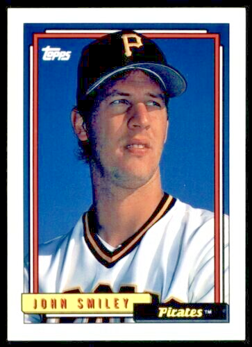 1992 Topps #232 John Smiley Pitcher Pittsburgh Pirates FREE shipping | eBay