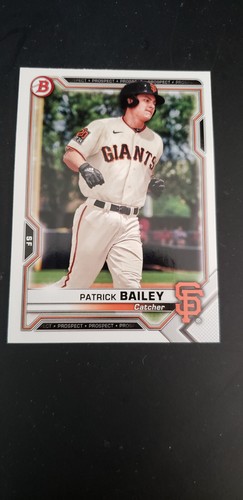 2021 BOWMAN PATRICK BAILEY - GIANTS | eBay