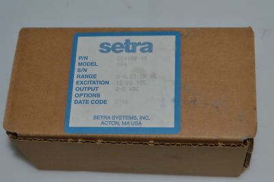^^ SETRA MODEL 264 - DIFFERENTIAL PRESSURE TRANSDUCER - {264100}-15-NEW ...