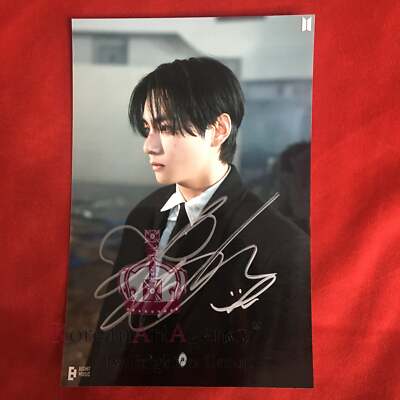 BTS V Kim Taehyung Love Wins All 6inches Autograph | eBay.de