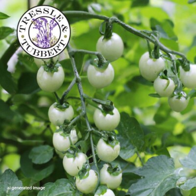 Rare Snow White Cherry Tomato 10 seeds UK SELLER | eBay UK