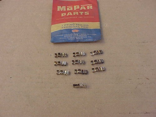 1955 56 57 58 59 60 Plymouth Dodge Chrysler WIRE TERMINAL Package NOS ...