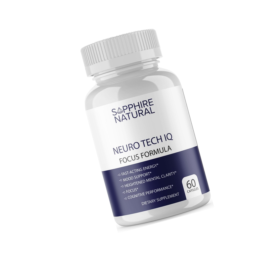 NEURO TECH IQ Brain Supplement Focus Formula Ben Carson IQ (300 ...
