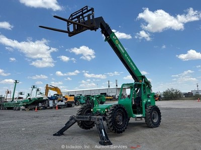 2018 Skytrak 10042 42' 10k Telescopic Reach Forklift Telehandler Aux ...
