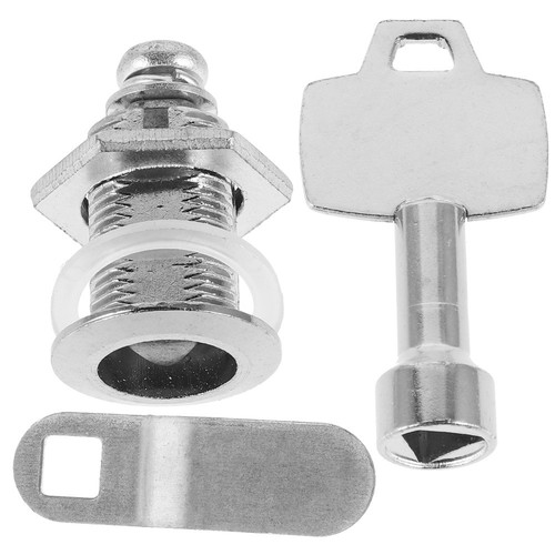 Trash Can Lock Key Heavy Duty Garbage Metal Double-claw Outdoor Locks ...