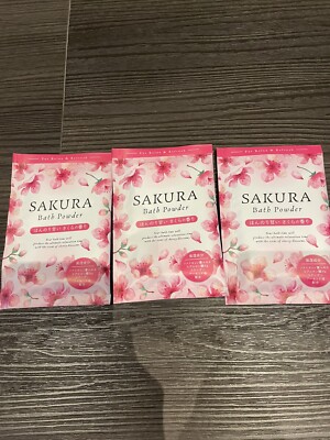 Sakura bath Salt (3packs) | eBay UK
