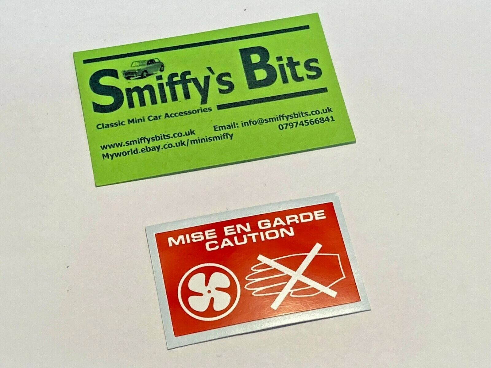 Classic Austin Rover Mini Cooper Radiator Caution Safety Label Sticker ...