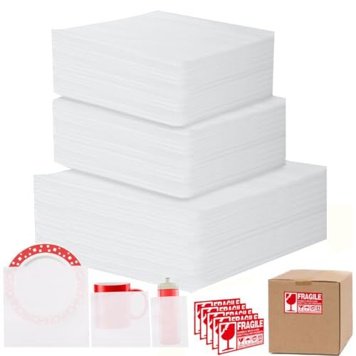 EPE Foam Pouches Packing Supplies Dishes Glasses Cushioning 300 Pack ...