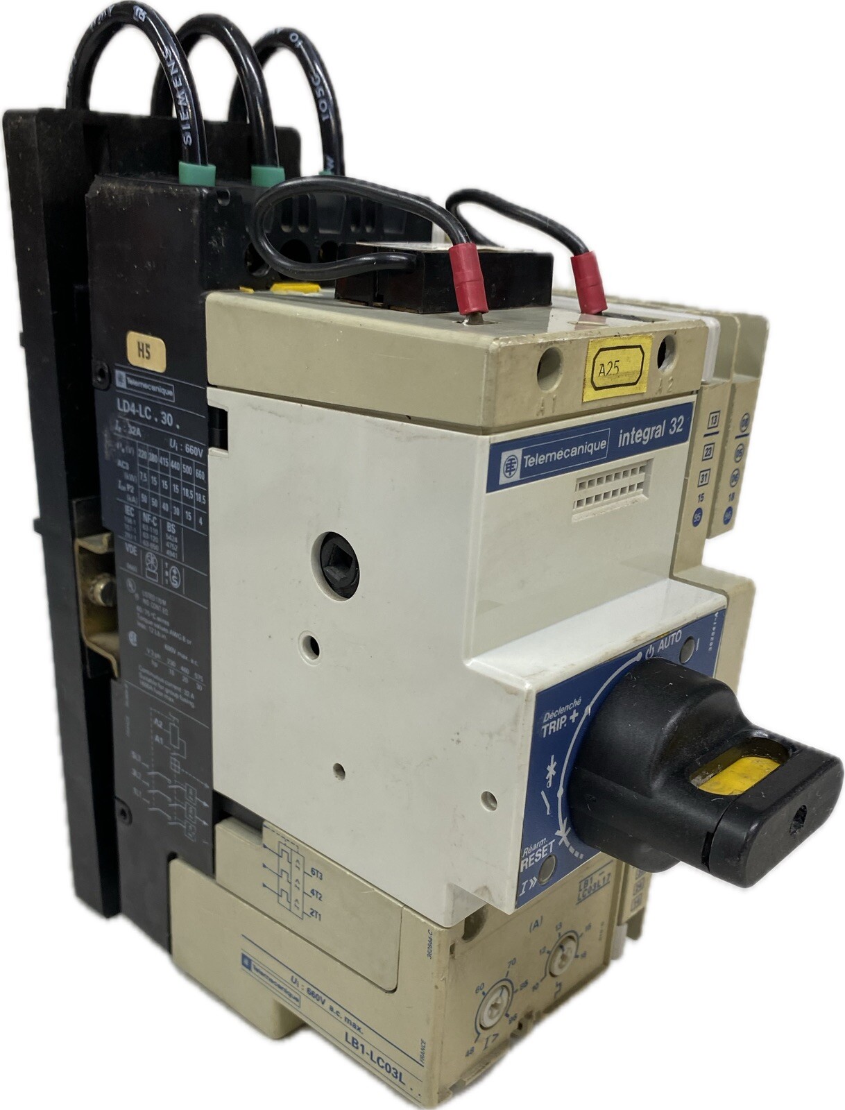 Telemecanique LD4-LC130 120V-Coil Integral 32 Motor Starter 3P 600V 10 ...