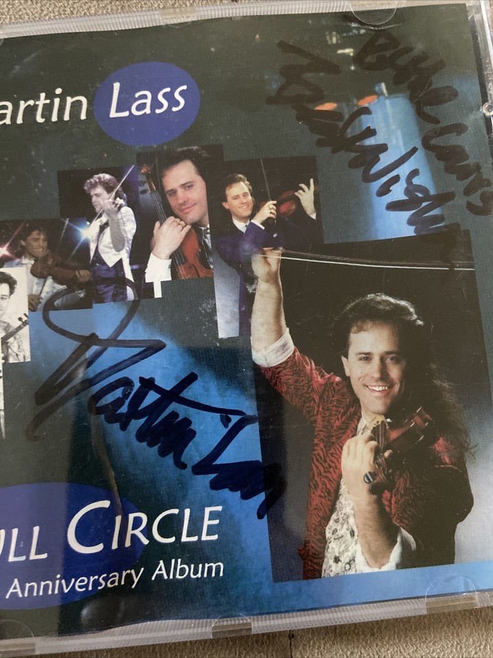 Full Circle 15th Anniversary Signed Album Martin Lass 1998 Music CD ...
