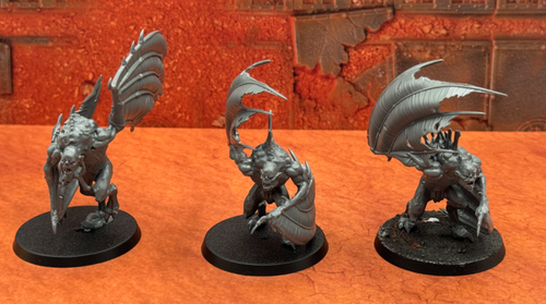 3x CRYPT FLAYERS BUILT Flesh-Eater Courts Warhammer Age of Sigmar AOS ...