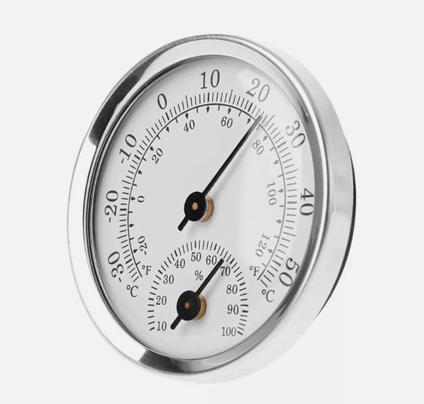 Temperature Humidity Meter Hygrometer Thermometer Analog Monitor ...