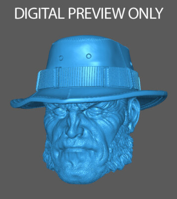 Old Man Logan Wolverine Ver B 1:12 scale custom unpainted Head 6 ...