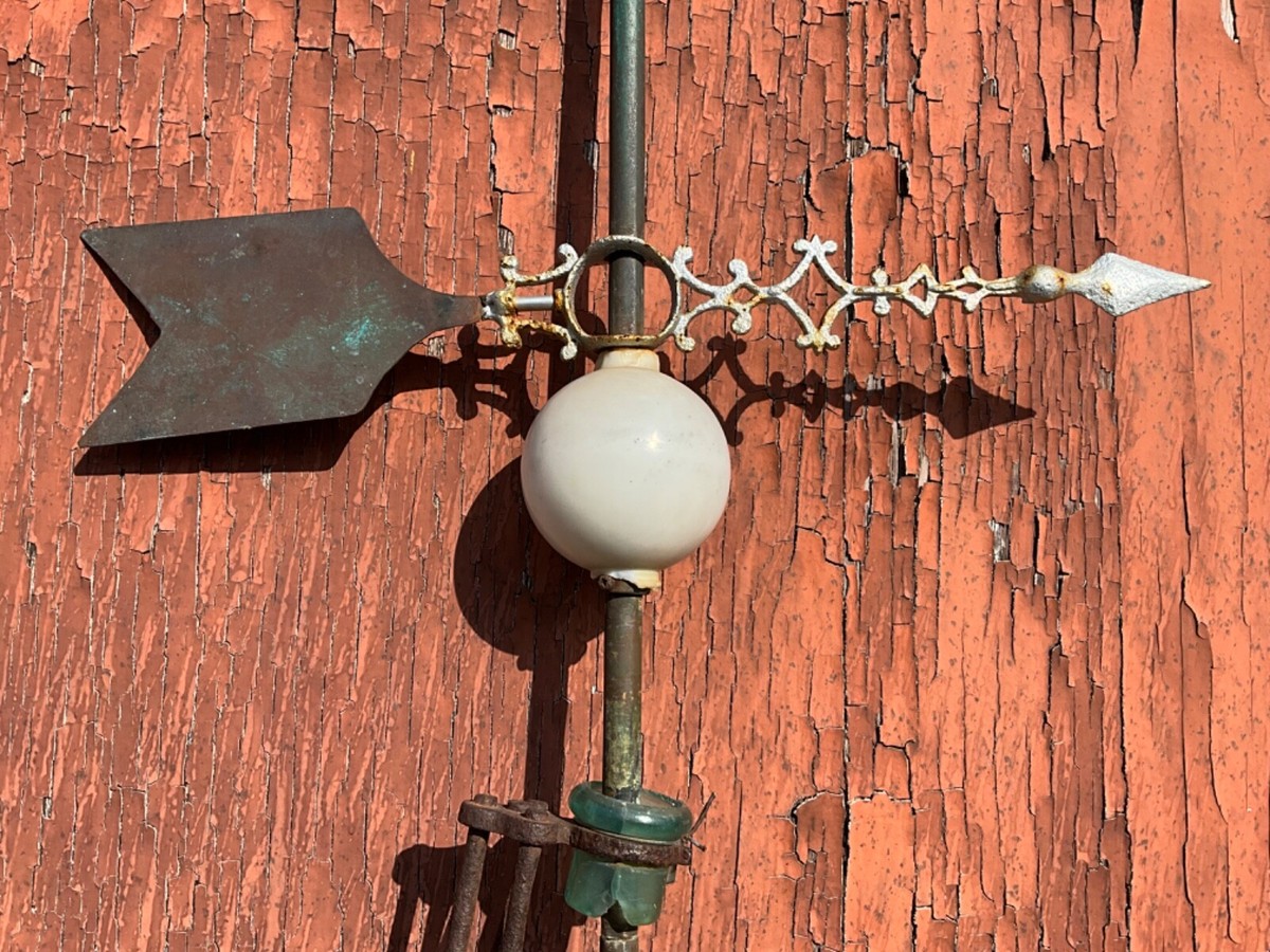 Antique Lightning Rods With Balls