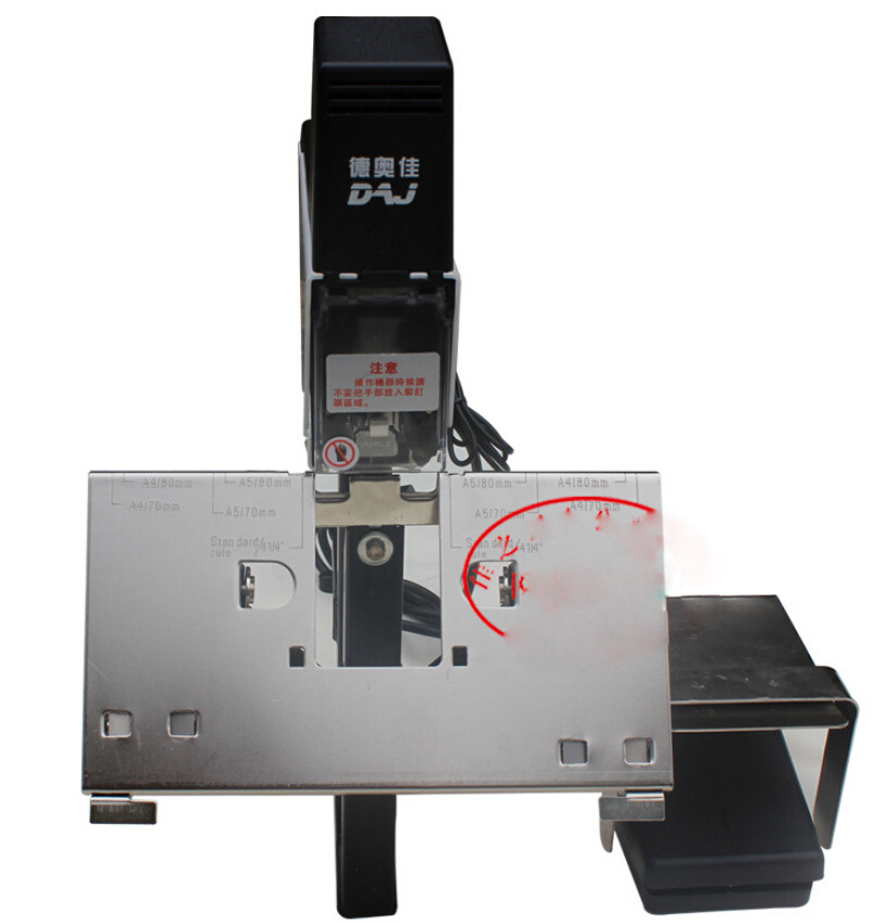 220V Professional 106 Electric Stapler Auto Binder Machine 2-50 Sheets ...