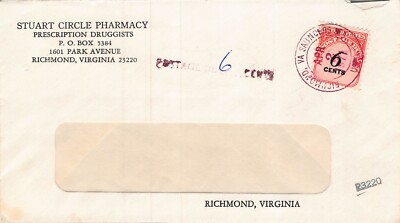 RICHMOND VIRGINIA~STUART CIRCLE PHARMACY~1971 ENVELOPE | eBay