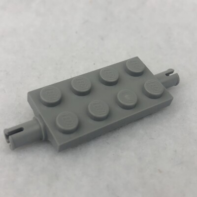 LEGO 30157 Light Bluish Gray Plate, Modified 2 x 4 W/ Pins & Thin ...