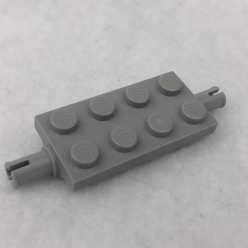 LEGO 30157 Light Bluish Gray Plate, Modified 2 x 4 W/ Pins & Thin ...