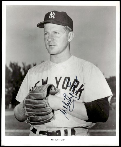 Beckett Whitey Ford Signed 8 x 10 Color Photo HOF New York Yankees | eBay