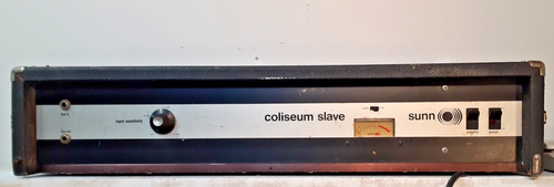 SUNN coliseum SLAVE A BEAST AMPLIFIER ! MASSIVE POWER . | eBay