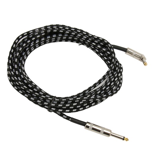 6m Acoustic Guitar Cable Noise Reduction Straight Right Angle Guitar ...