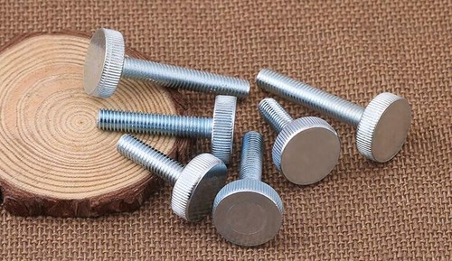 M3 M4 M5 M6 M8 M10 flat head hand-tight screws knurled round head Bolts ...