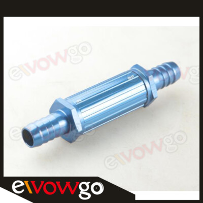 30 Micron 15mm Aluminum High Flow Magnetic Fuel Filter Fitting Adapter ...