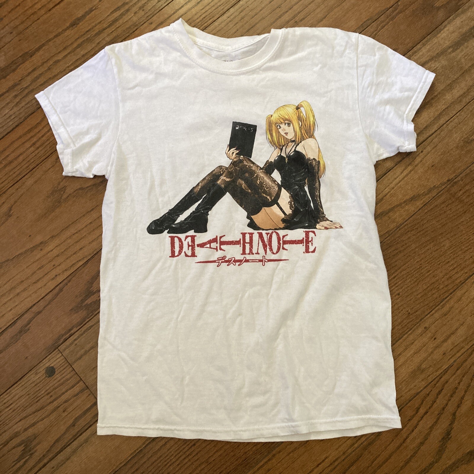 DEATH NOTE GRAPHIC T-SHIRT WHITE ANIME MISA AMANE OFF… - Gem