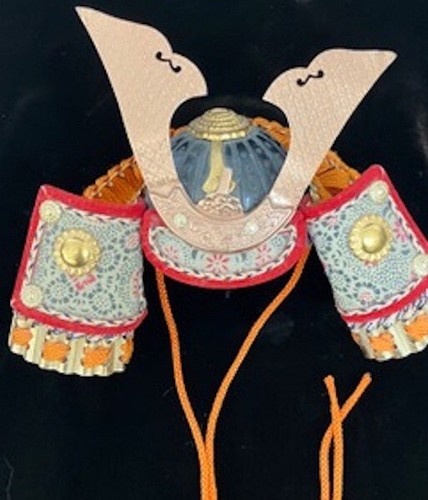 Rare Vintage Japanese Samurai Warrior Armour Kabuto Helmet Miniature ...